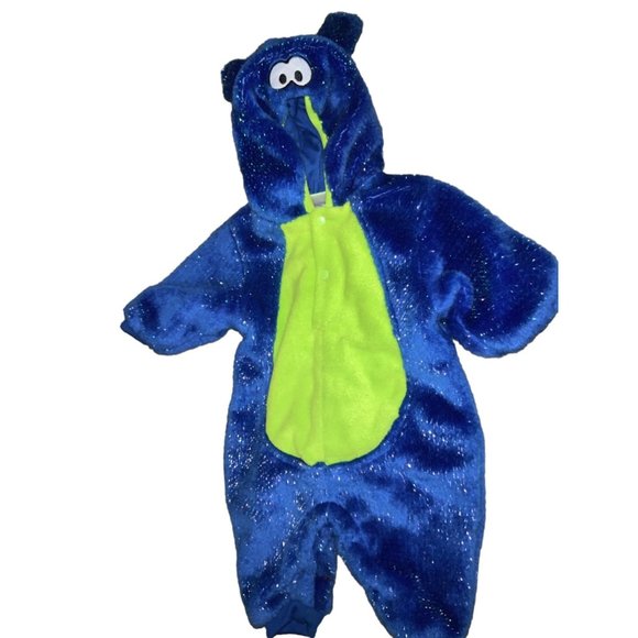 Unbranded | Costumes | Infant Halloween Blue Monster Costume 36 Month ...